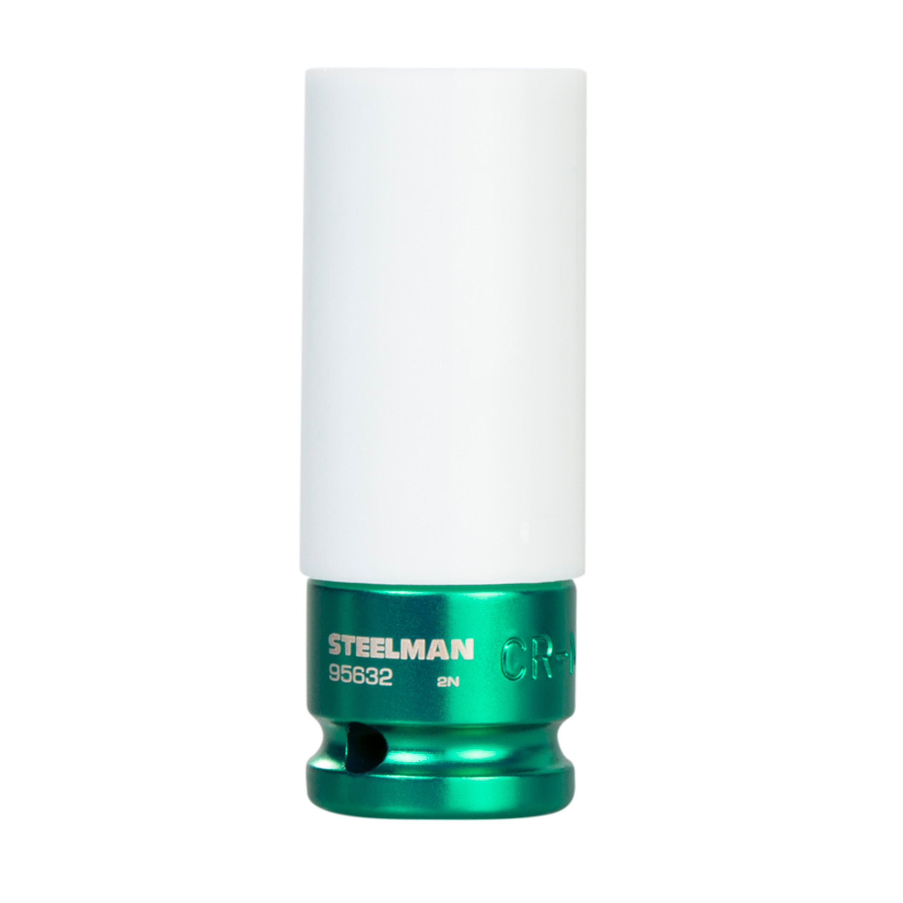 1/2-inch Drive 22mm Nylon Sleeved Impact Socket, Green – Steelman Tools