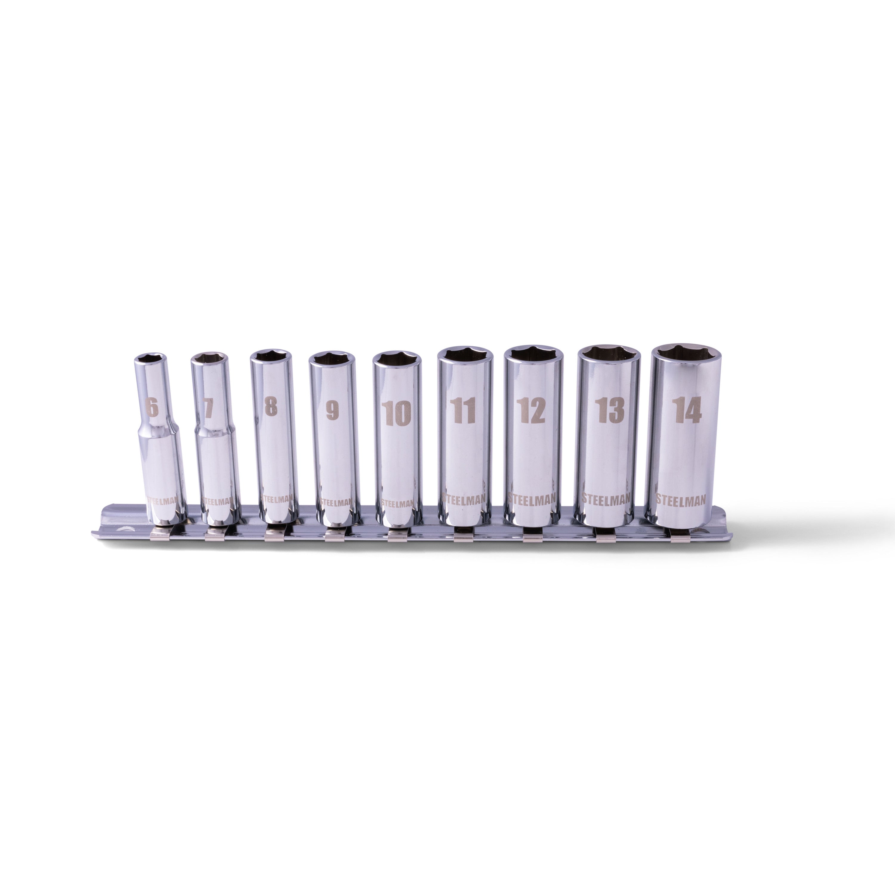 1/4-inch Drive Deep Well Metric Socket Set – Steelman Tools
