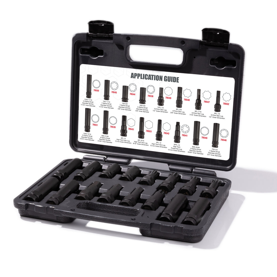 16-Piece Locking Lug Master Key Set – Steelman Tools