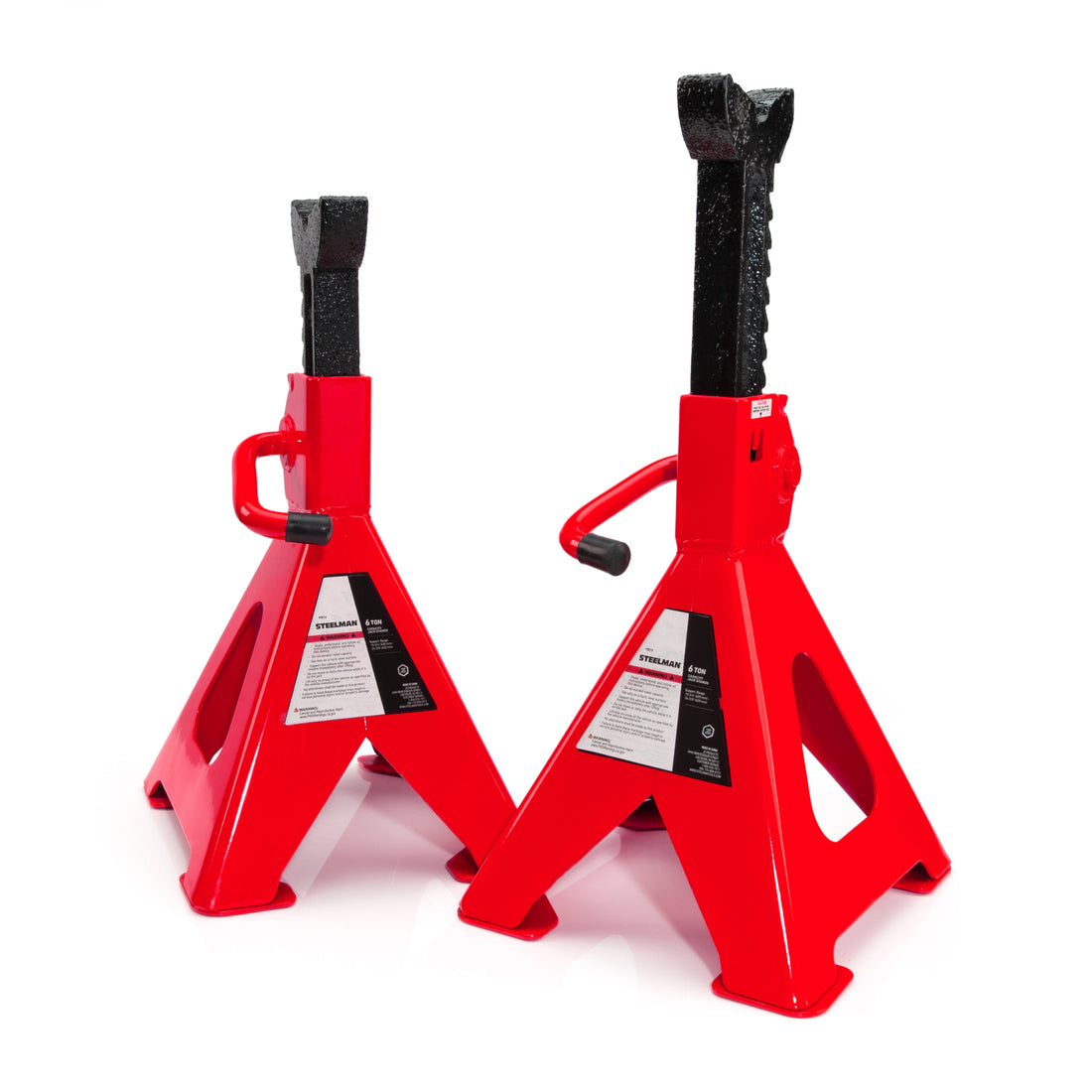 Heavy Duty 6-Ton Capacity Jack Stands – Steelman Tools