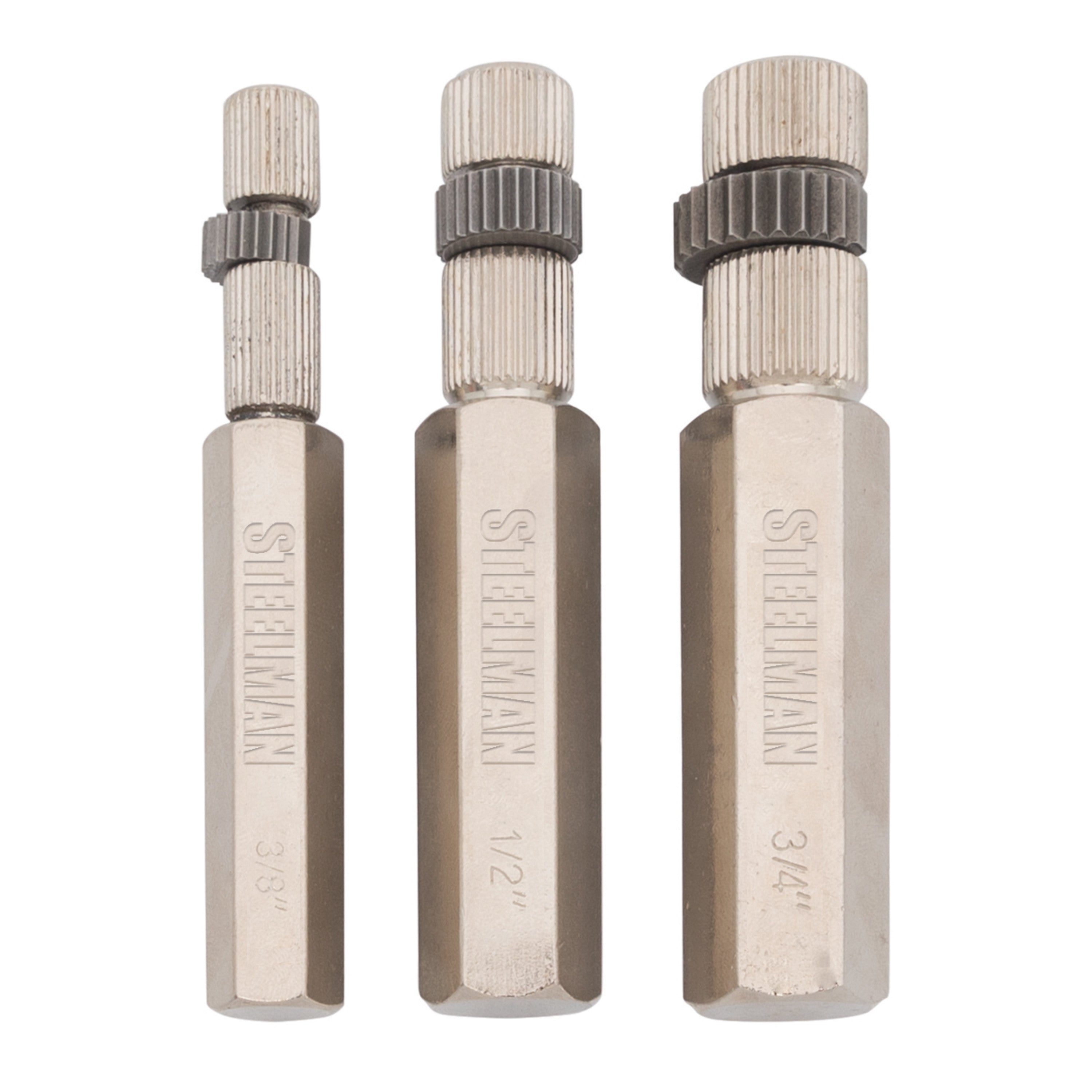 3-Piece Internal Pipe Extractor Set (3/8, 1/2, And 3/4-Inch) – Steelman ...