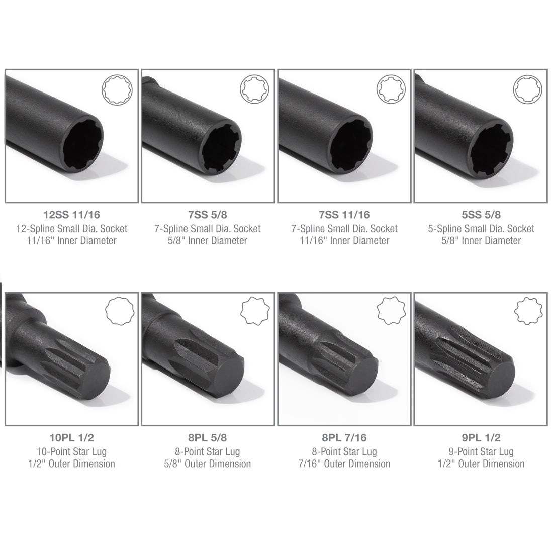 16-Piece Locking Lug Master Key Set – Steelman Tools