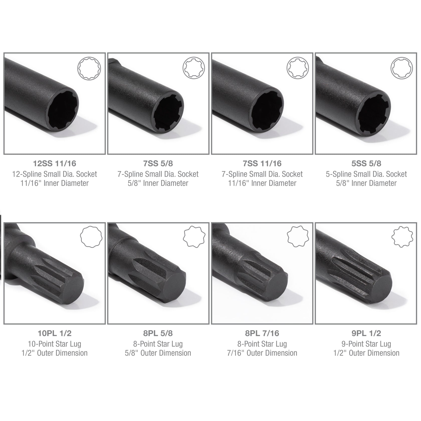 16-Piece Locking Lug Master Key Set – Steelman Tools