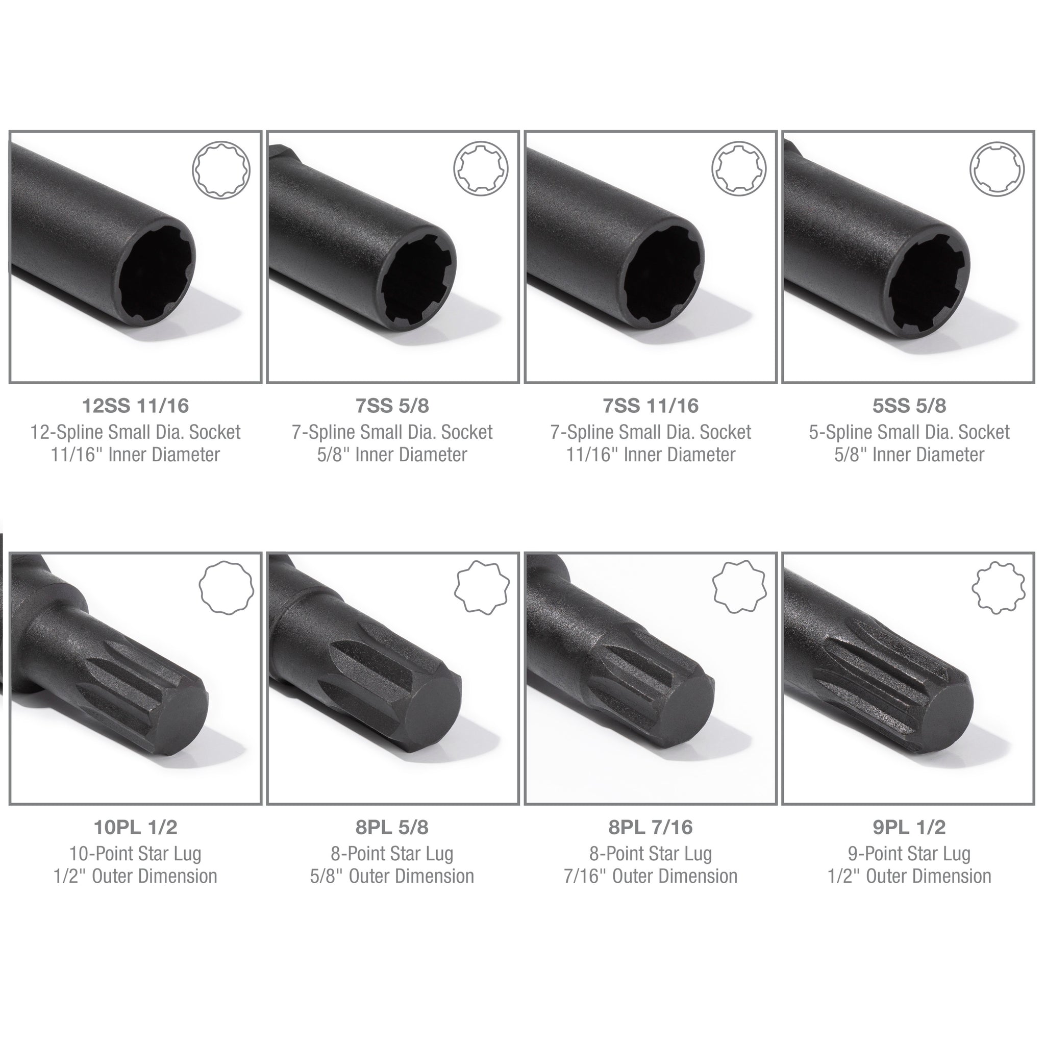 16-Piece Locking Lug Master Key Set – Steelman Tools