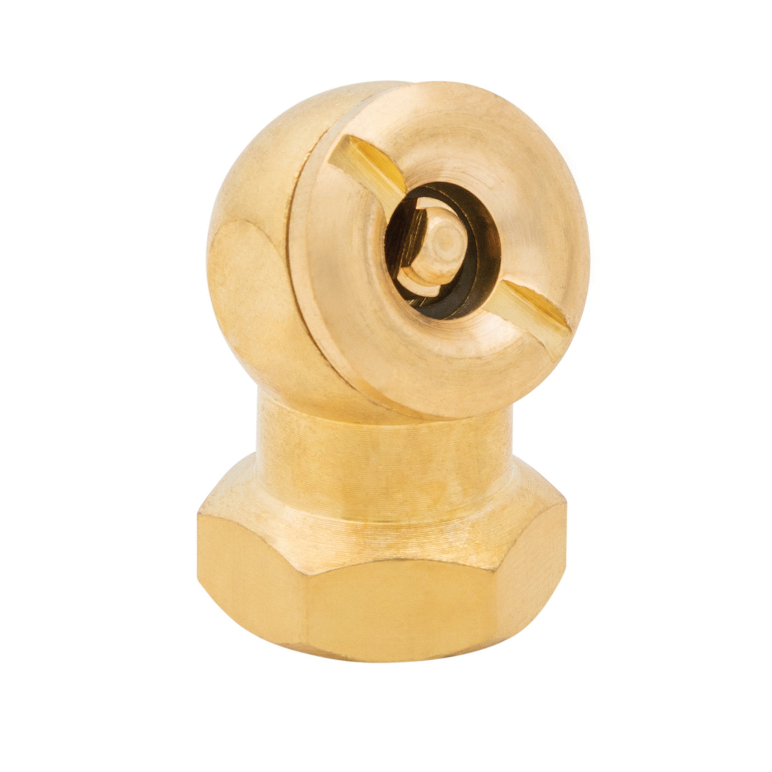 Steelman Angled Push-On Brass Ball Foot Air Chuck With 1/4-Inch Npt ...