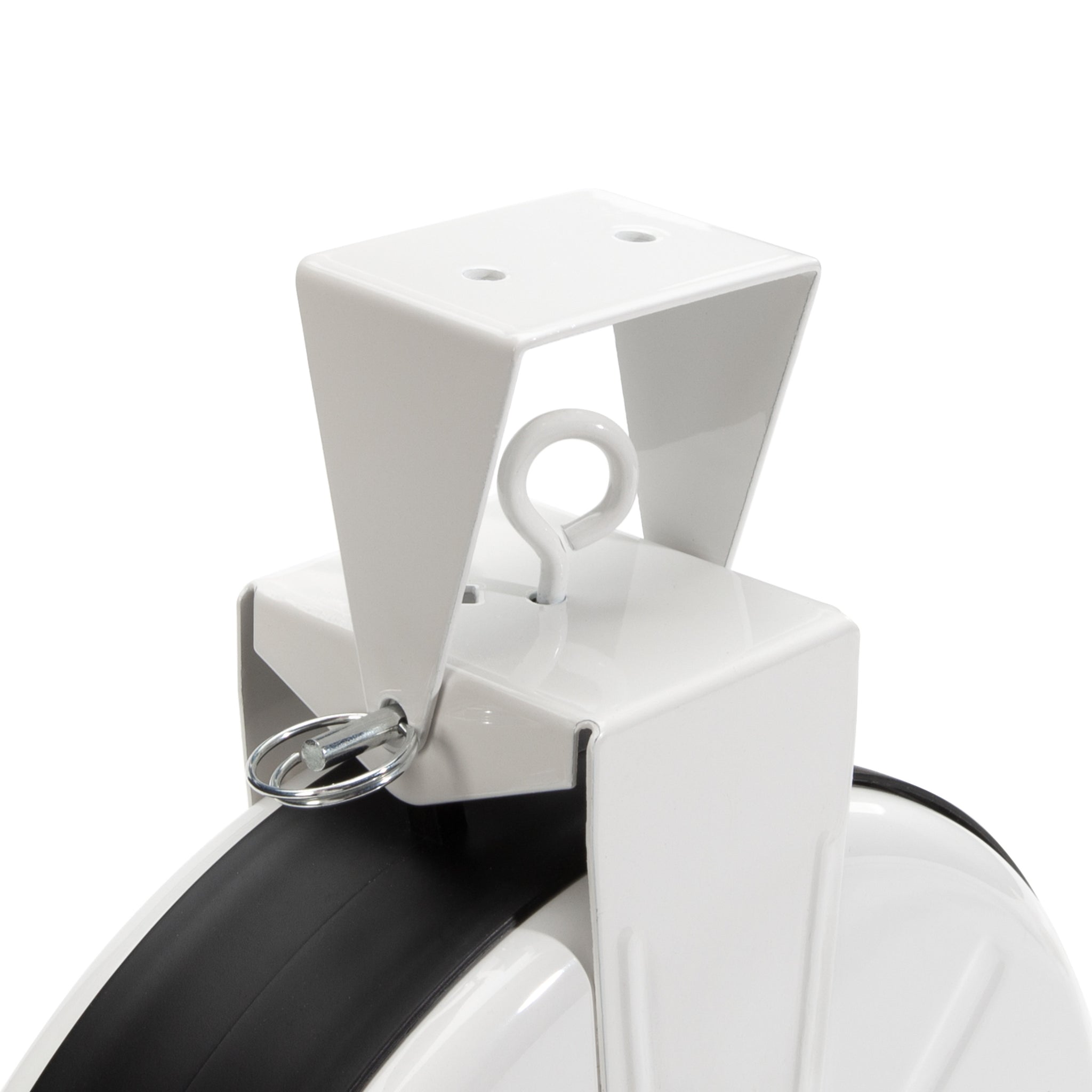 30-Foot Retractable Cord Reel with Triple Tap Receptacle and Inline ...