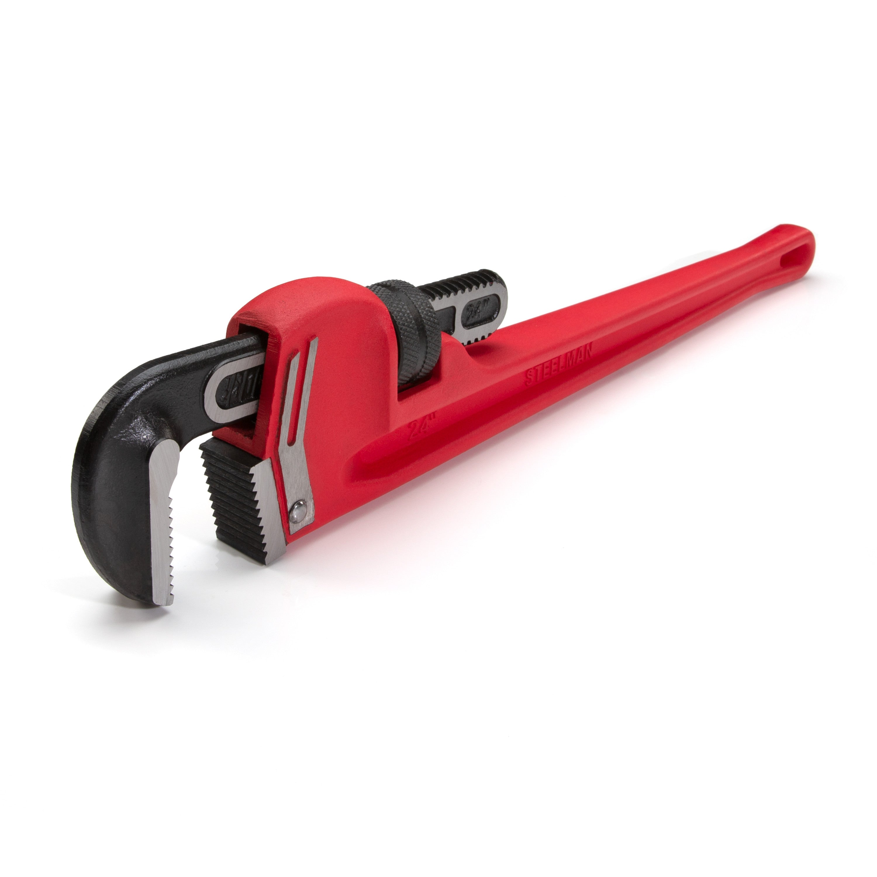 24-inch Heavy-Duty Cast Iron Straight Handle Pipe Wrench – Steelman Tools
