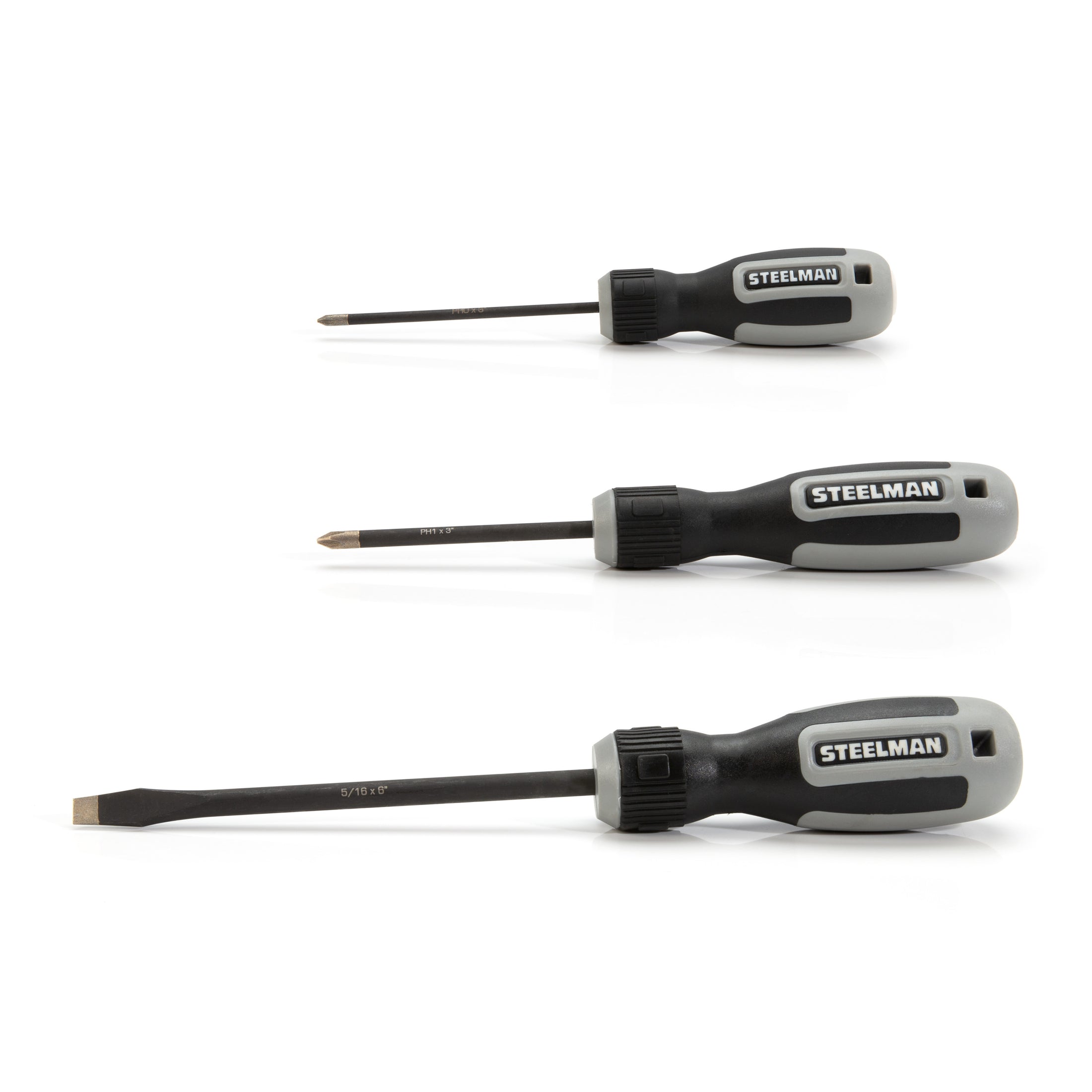 Magnetic Diamond Tip Slotted and Phillips 8-Piece Screwdriver Set ...