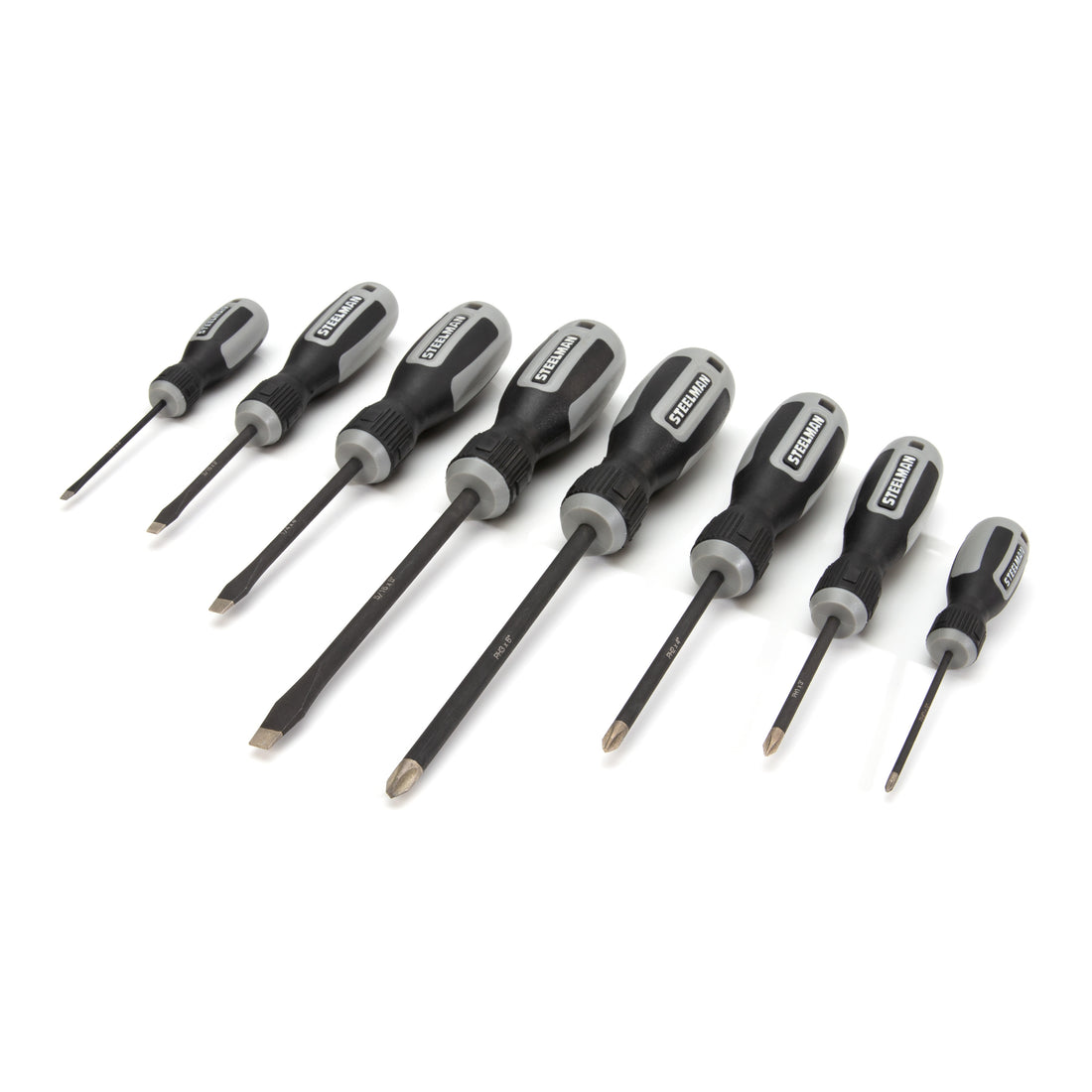 Magnetic Diamond Tip Slotted and Phillips 8-Piece Screwdriver Set ...