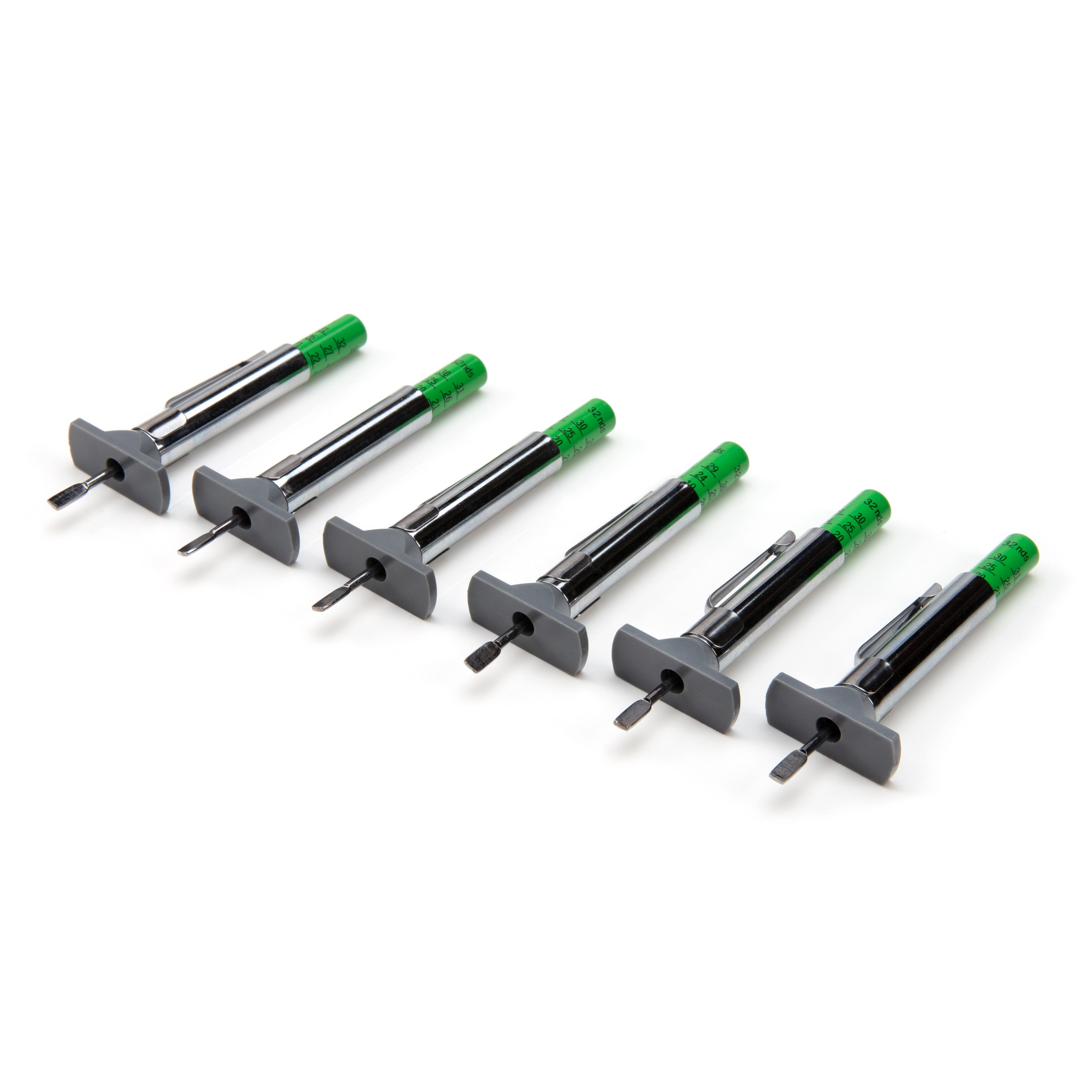 Color Coded SAE Tread Depth Gauge 6-Pack – Steelman Tools