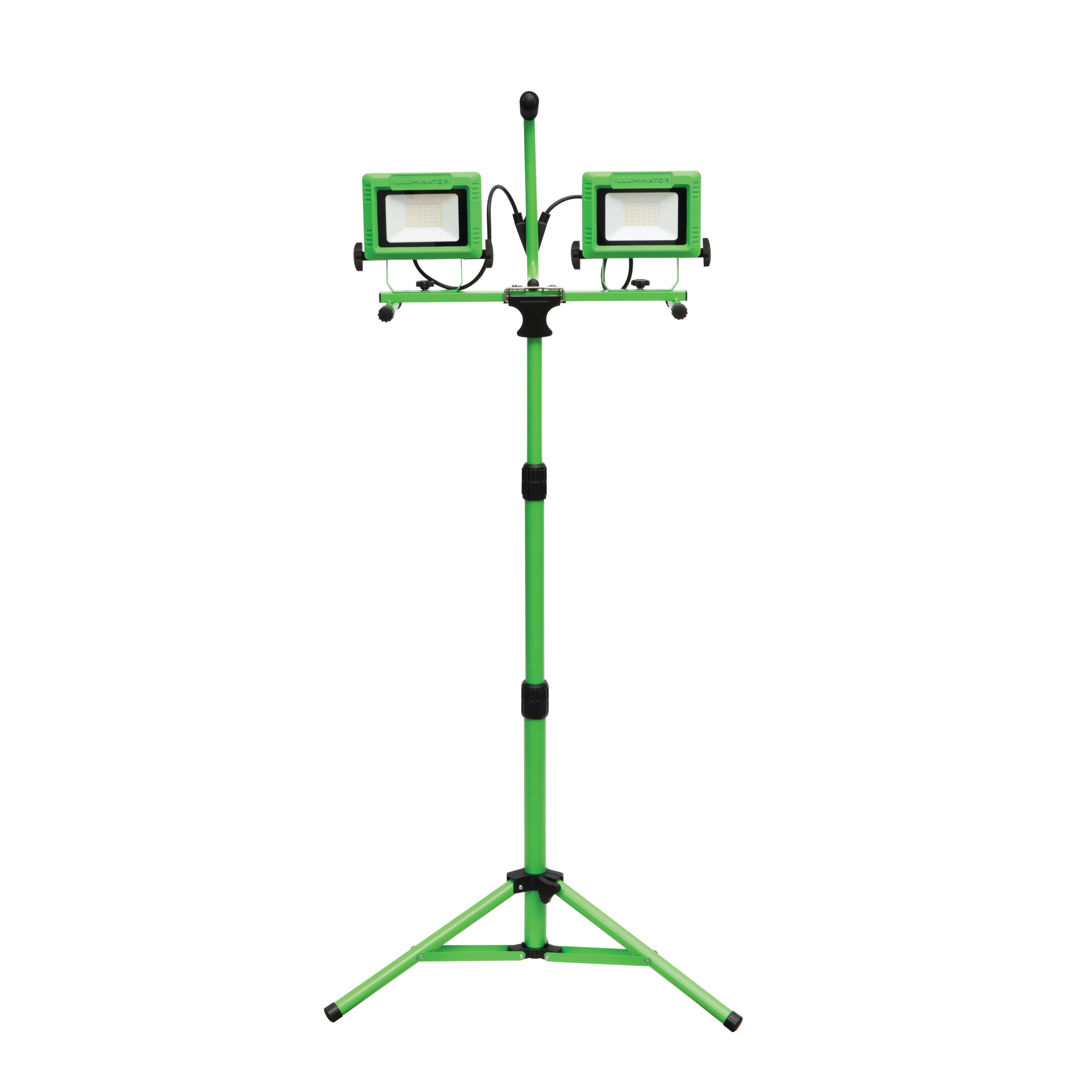 Illuminator 6,000-Lumen Dual Head Led Portable Flood Light With ...