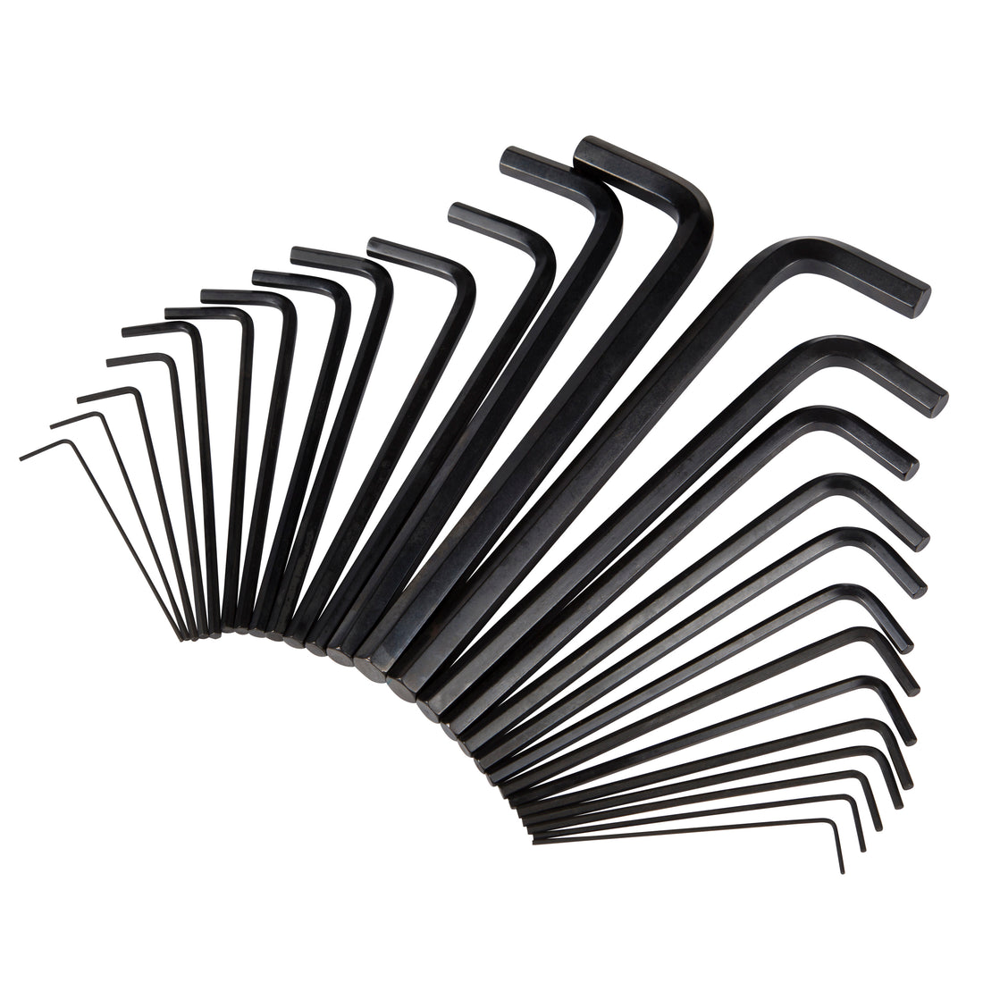 26-Piece Long Arm Hex Key Inch/Metric Wrench Set – Steelman Tools